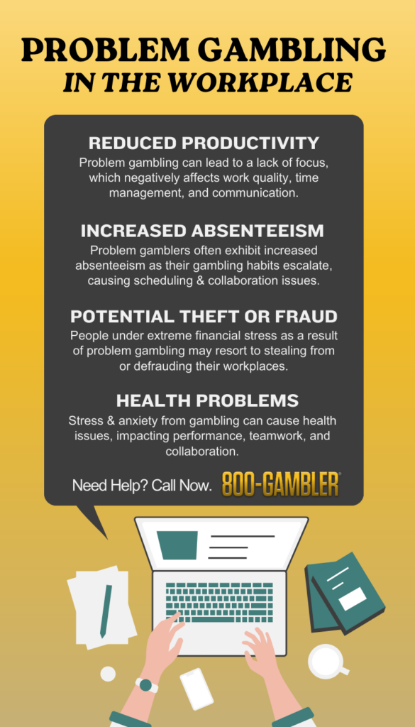 How Problem Gambling Can Cause Problems in the Workplace - 800-Gambler ...